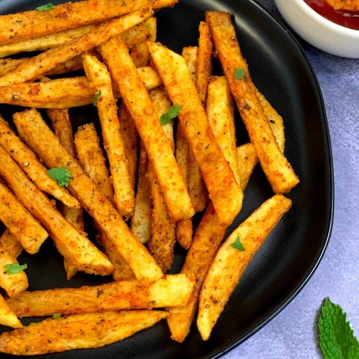 Masala French Fries - Indian Veggie Delight