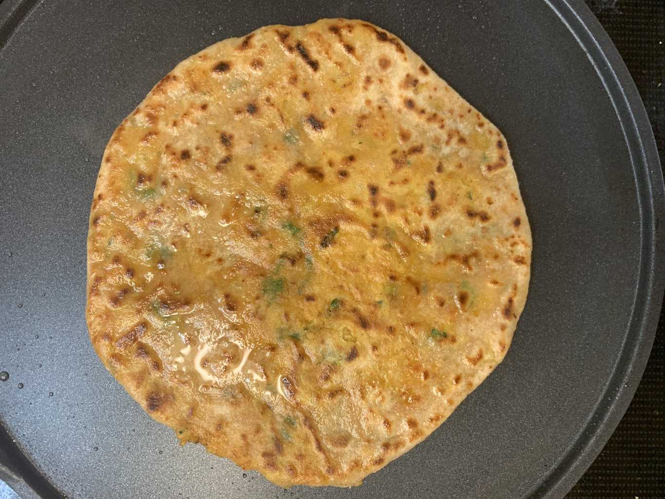 Chole Paratha (Chickpeas Paratha) - Indian Veggie Delight