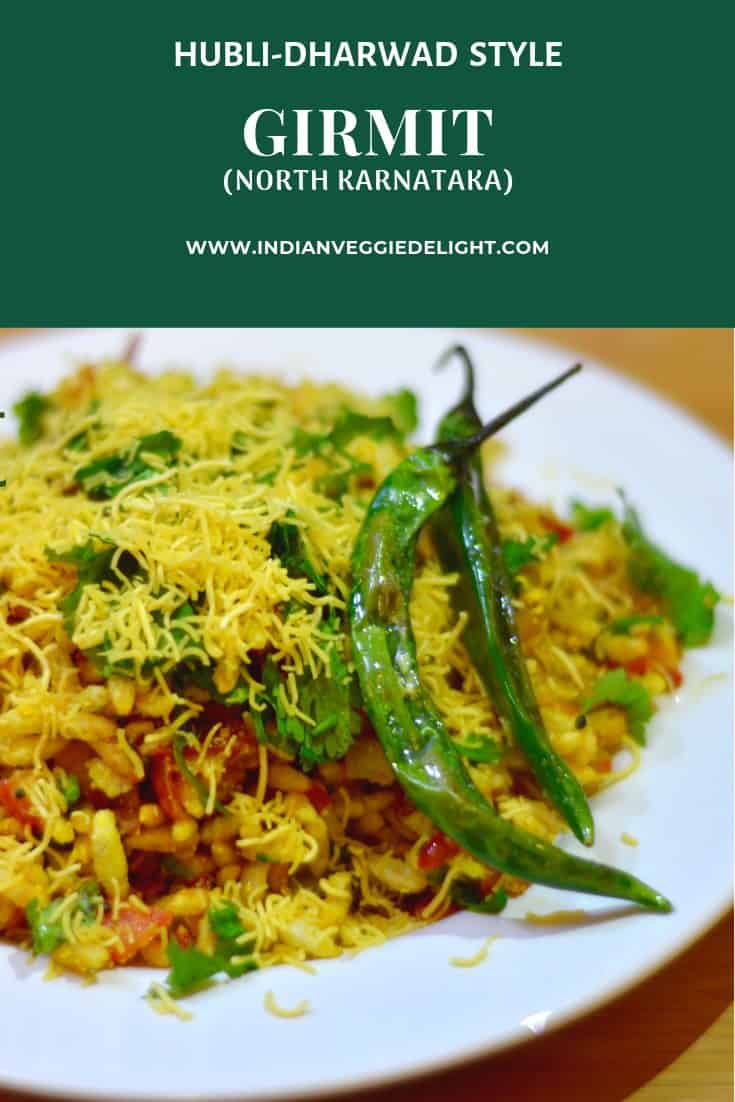 Girmit (North Karnataka Style) - Indian Veggie Delight