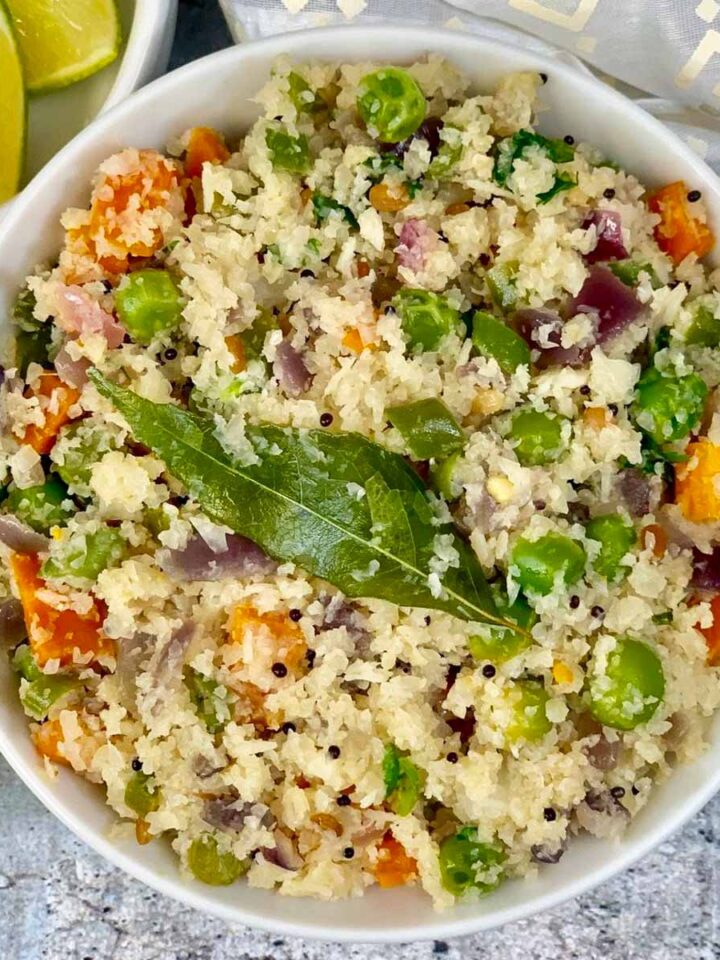 Dalia Upma (Broken Wheat Upma) - Indian Veggie Delight