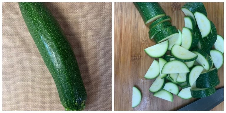 Zucchini Besan Sabzi - Indian Veggie Delight