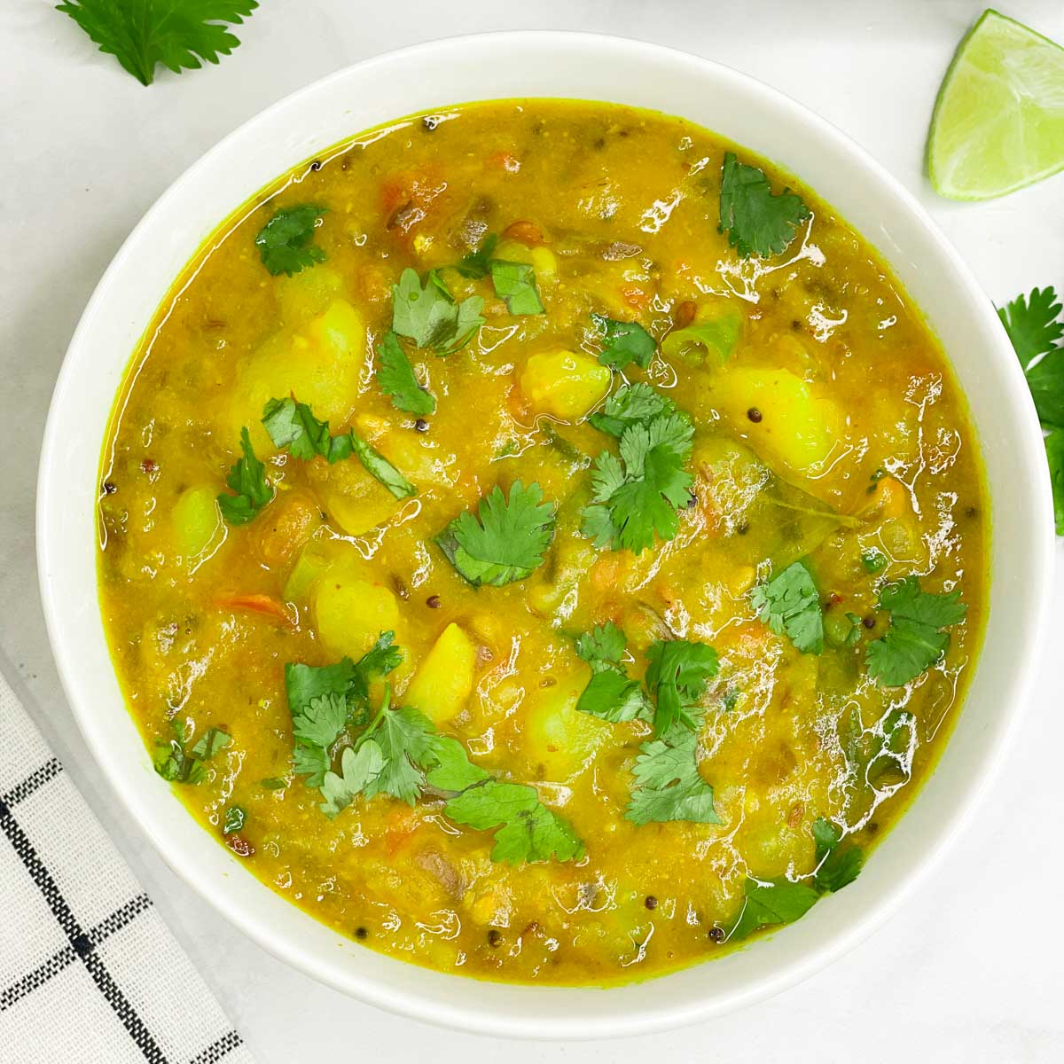 Potato Sagu Recipe (Bombay Sagu for Poori) - Indian Veggie Delight