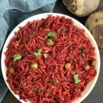 Instant Pot Beetroot Rice|Beetroot Pulao - Indian Veggie Delight