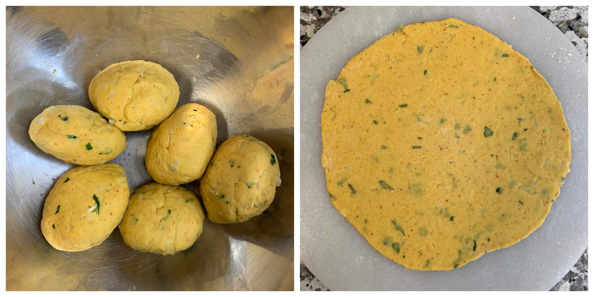 Sweet Potato Paratha Recipe - Indian Veggie Delight