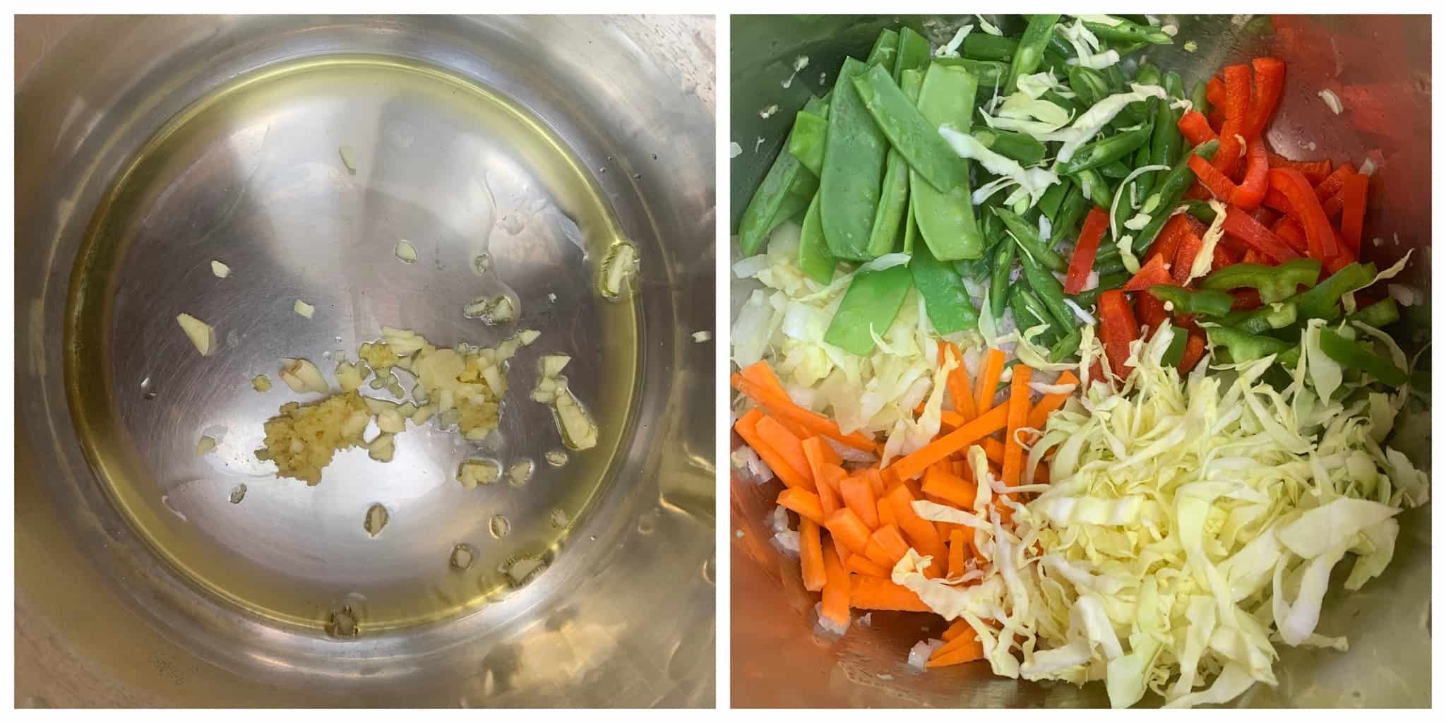 Instant Pot Vegetable Hakka Noodles - Indian Veggie Delight