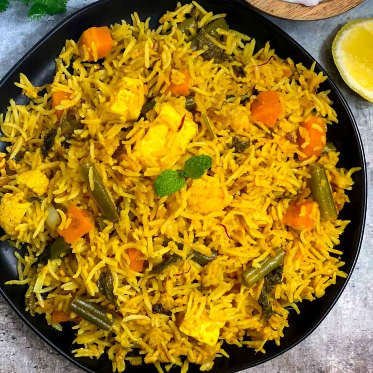 Instant Pot Vegetable Biryani - Indian Veggie Delight