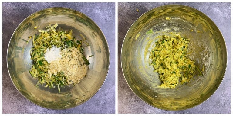 Zucchini Pakoda (Indian Style Zucchini Fritters) - Indian Veggie Delight