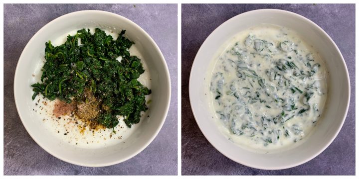 Palak Raita | Spinach Raita - Indian Veggie Delight