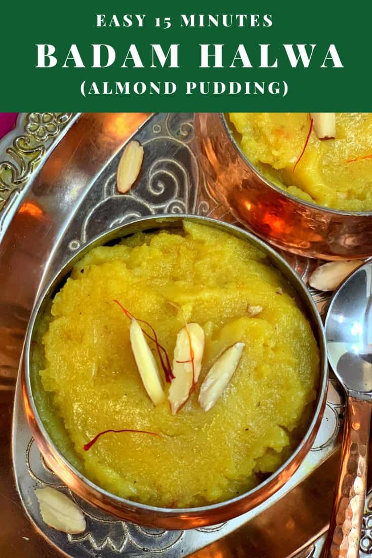 Badam Halwa Recipe (with Almond Flour) - Indian Veggie Delight