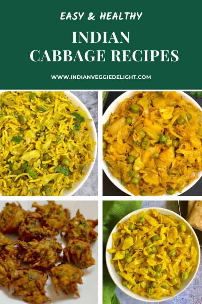 10+ Easy Indian Cabbage Recipes - Indian Veggie Delight