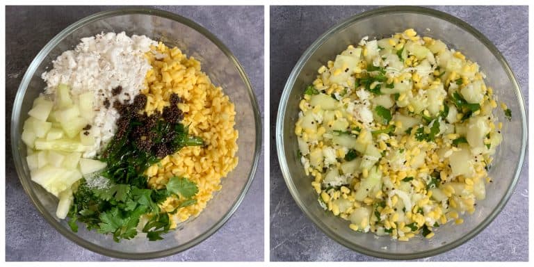 Hesaru Bele Southekayi Kosambari - Indian Veggie Delight