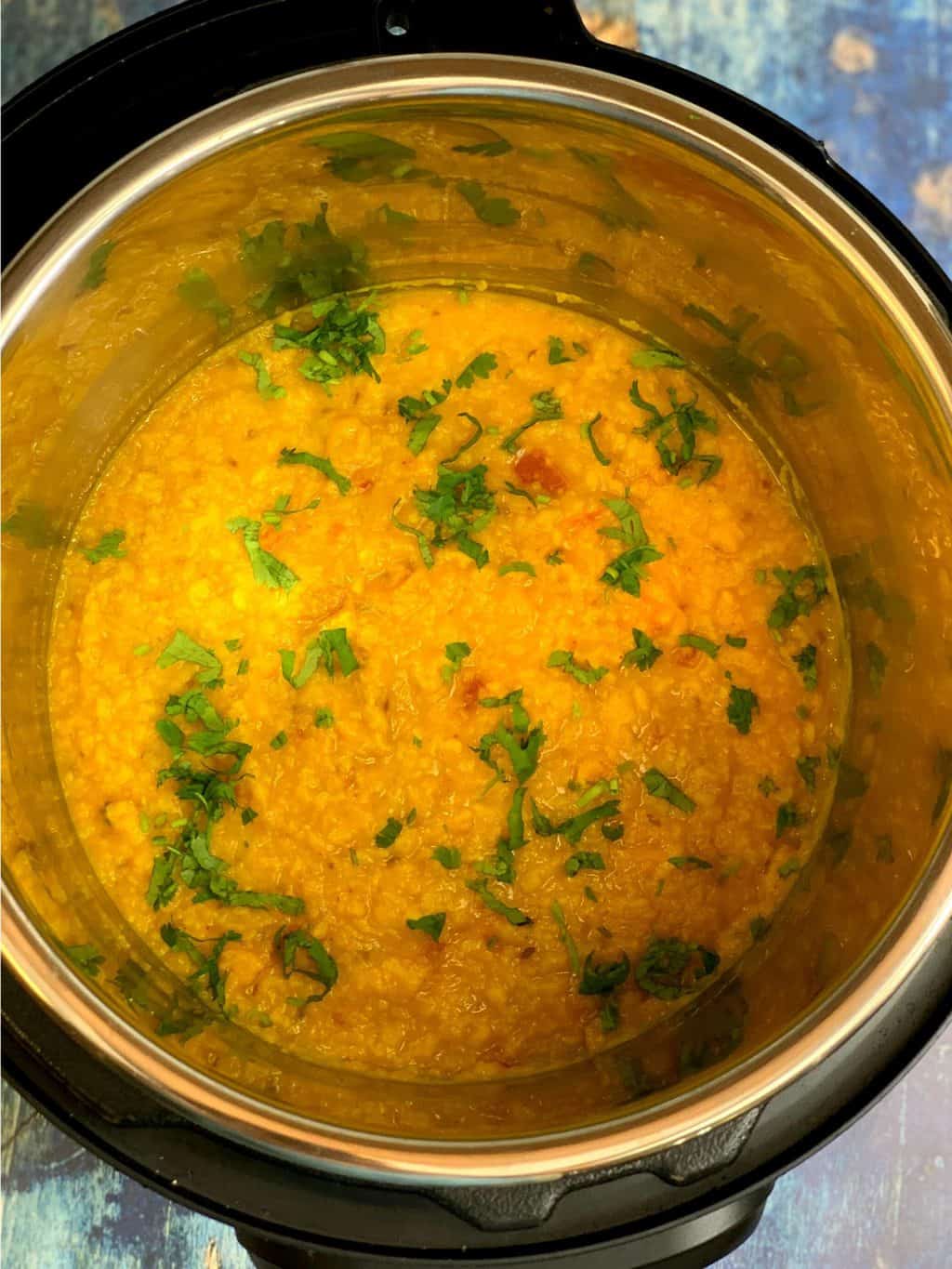 Moong Dal Tadka Pot Indian Veggie Delight
