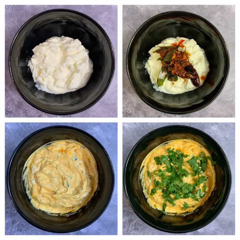 Dahi Tadka (Spiced Yogurt Curry) - Indian Veggie Delight