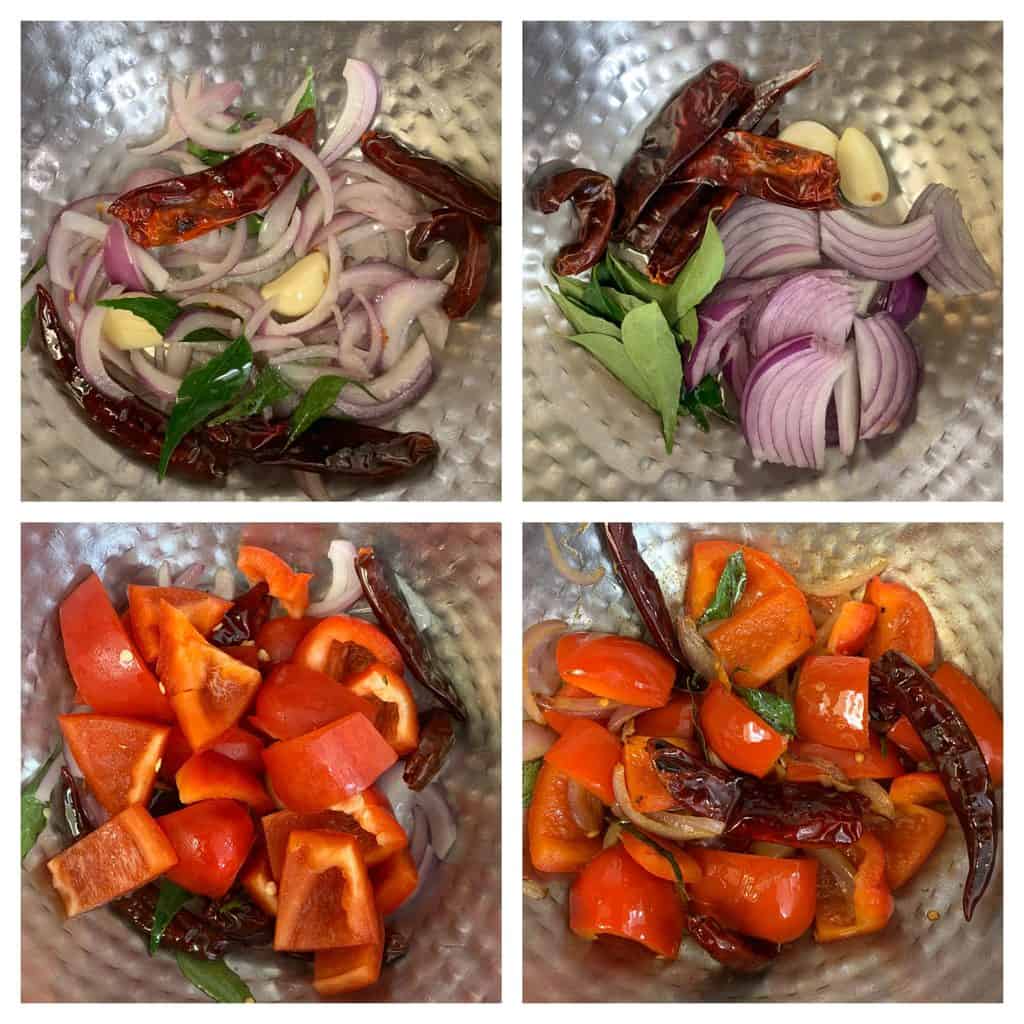 Red Bell Pepper Chutney Recipe (Capsicum Chutney) - Indian Veggie Delight