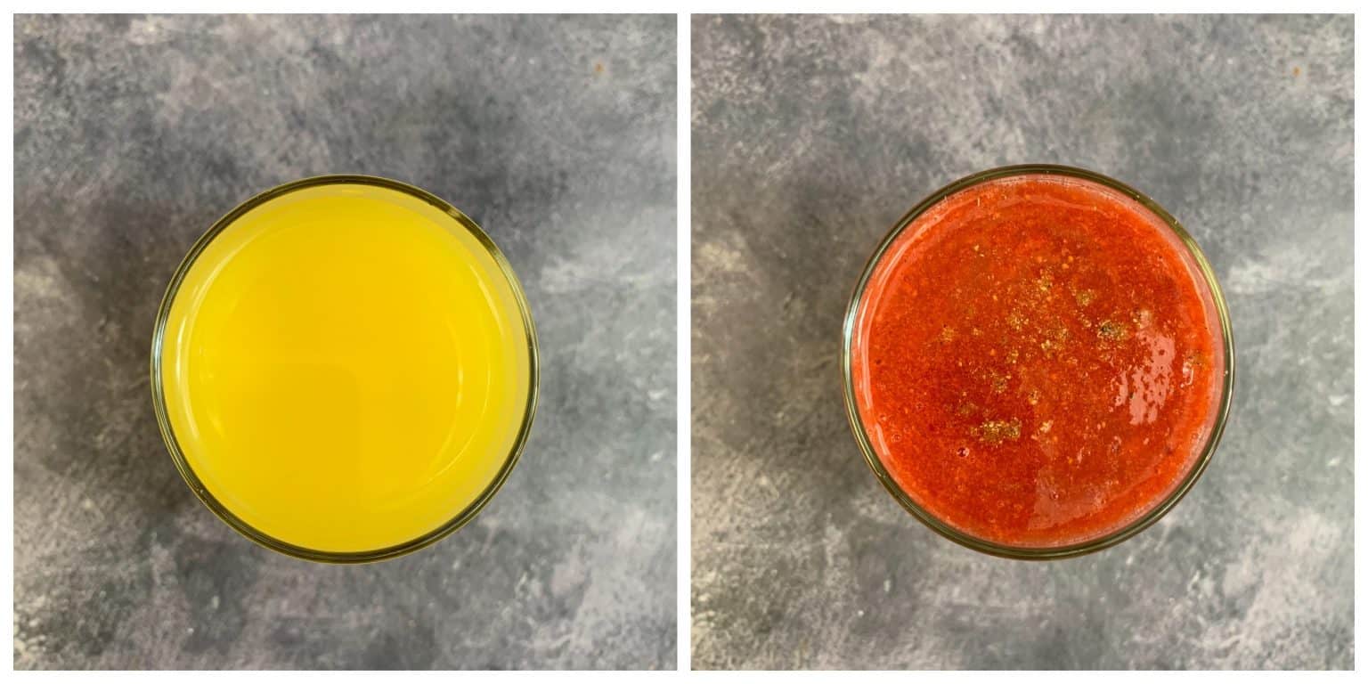 Strawberry Orange Juice Recipe - Indian Veggie Delight
