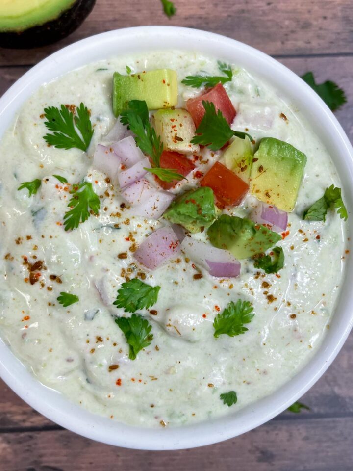 Avocado Papdi Chaat - Indian Veggie Delight