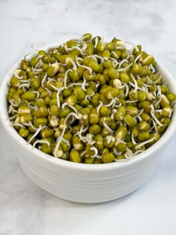 Sprouted Moong Salad | Sprouts Salad - Indian Veggie Delight