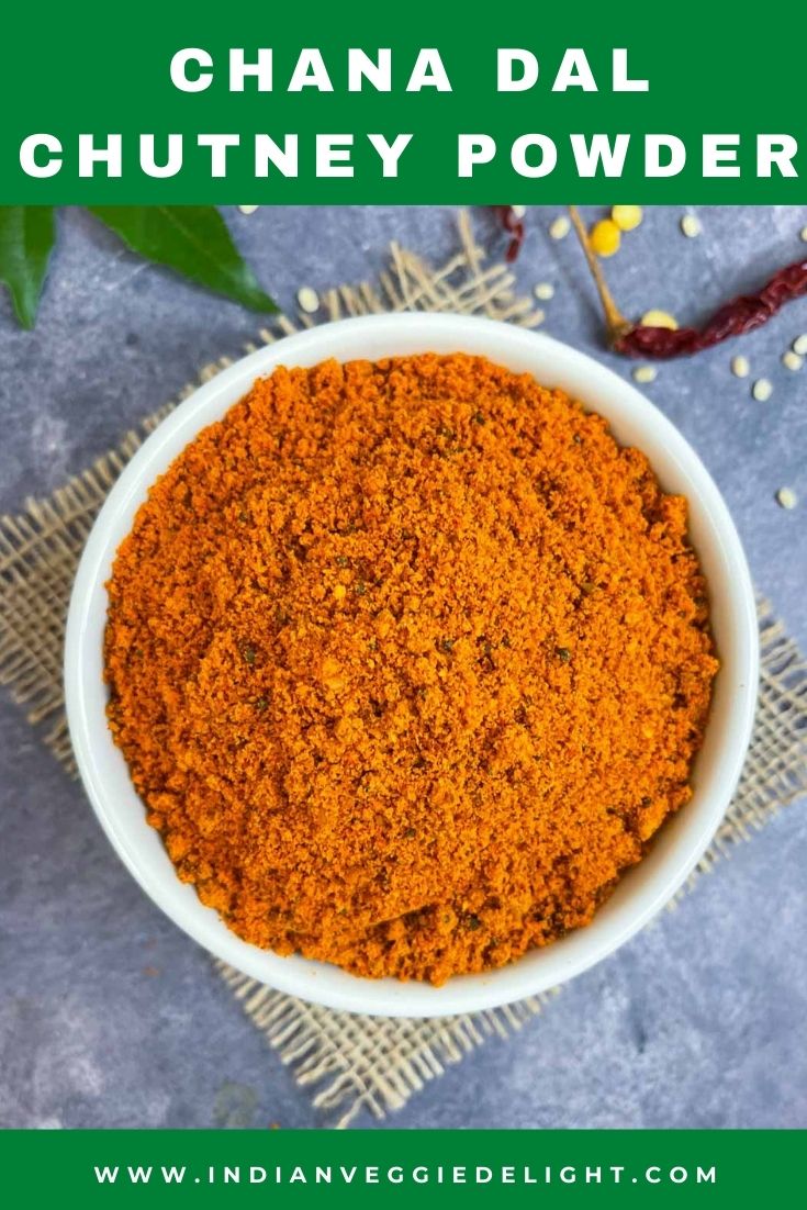 Chutney Powder (Kadle Bele Chutney Pudi) - Indian Veggie Delight