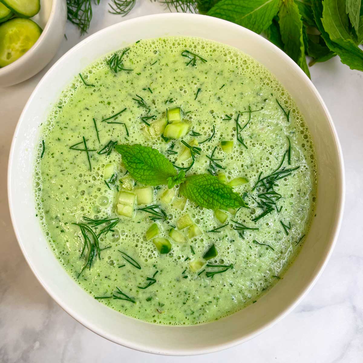 Cold Cucumber Soup
