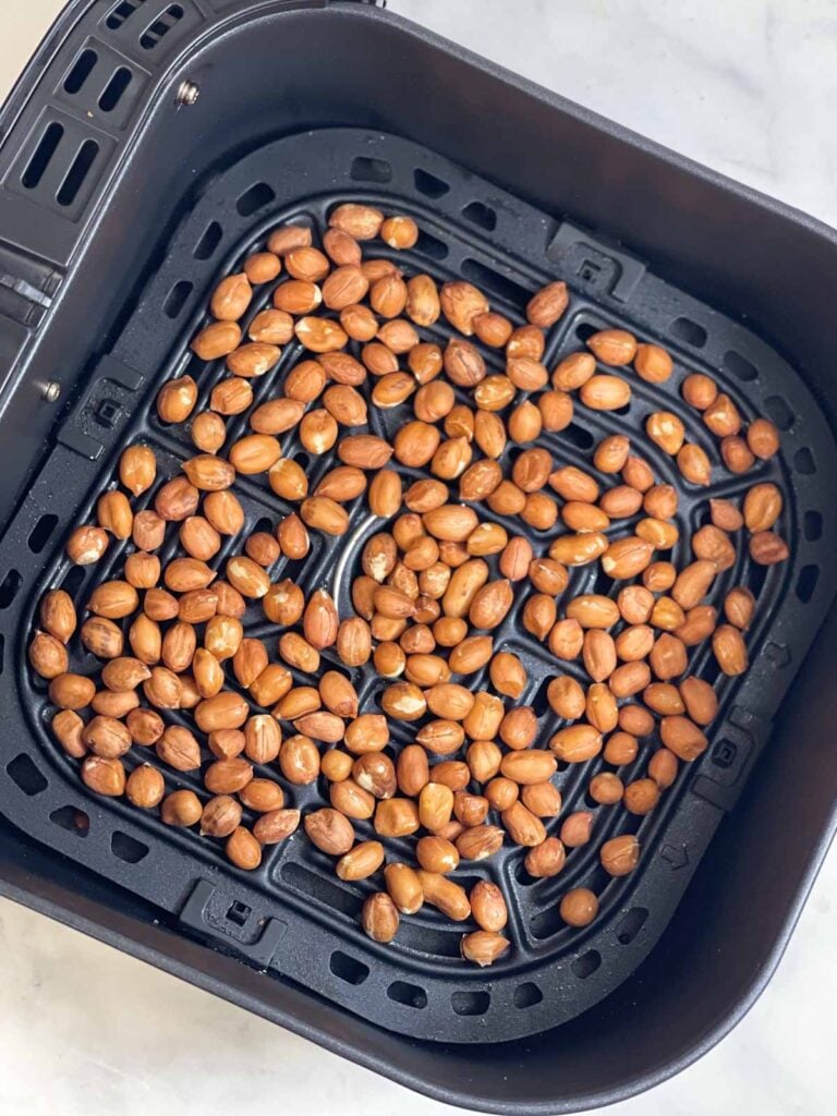 Air Fryer Roasted Peanuts - Indian Veggie Delight