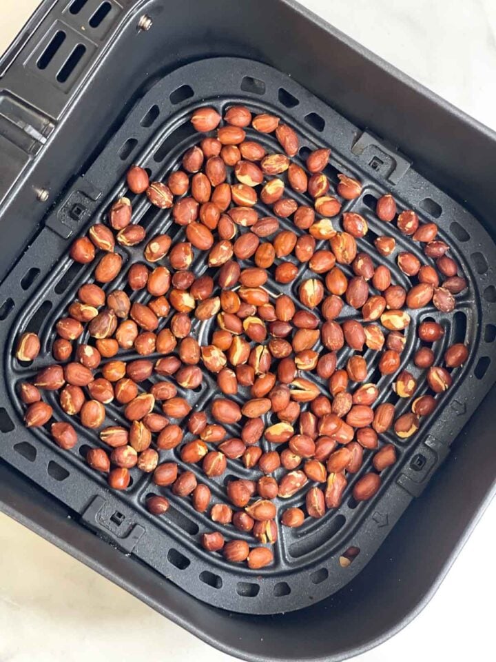 Air Fryer Roasted Peanuts - Indian Veggie Delight