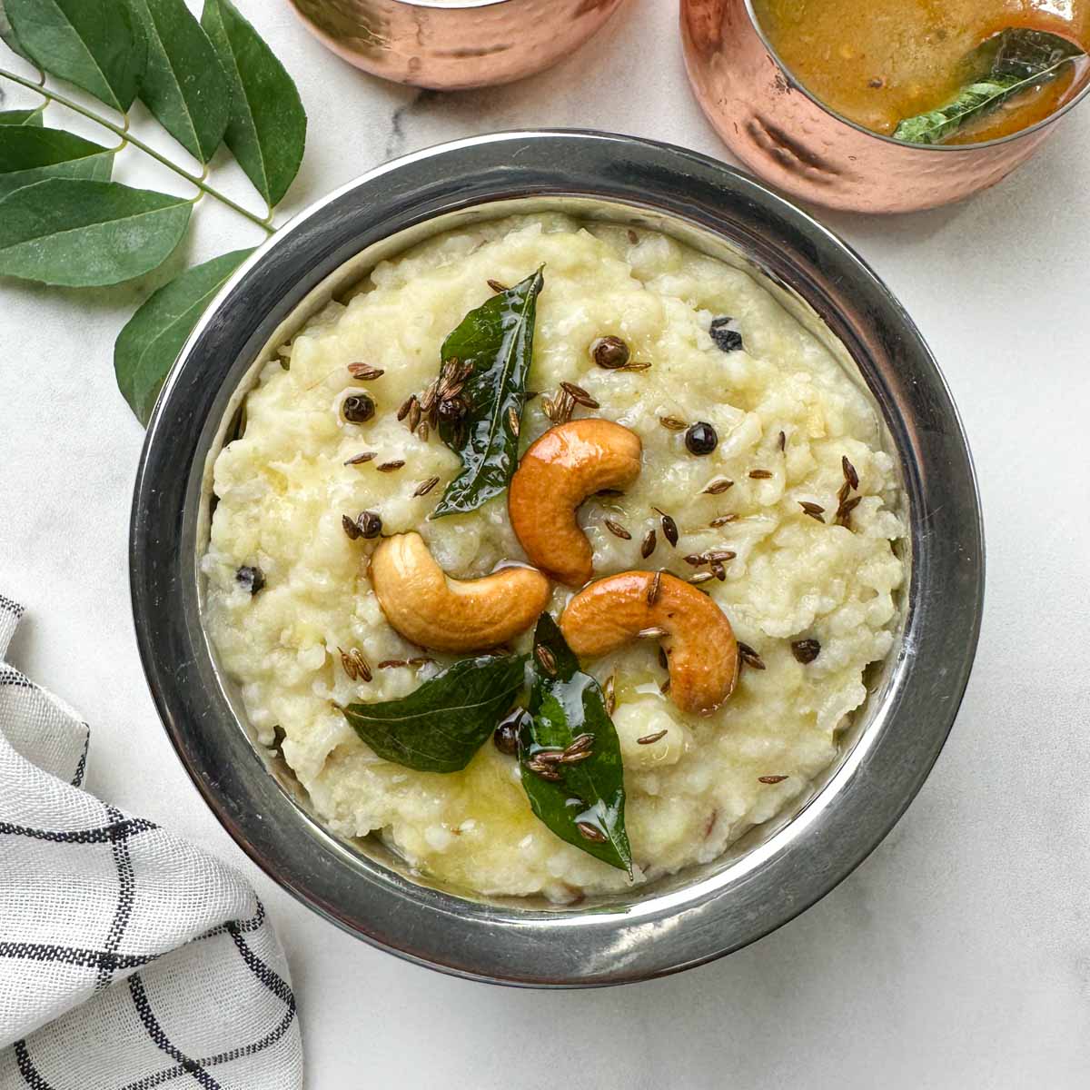 Ven Pongal Recipe Khara Pongal