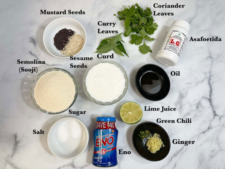 Rava Dhokla (Sooji Dhokla) - Indian Veggie Delight