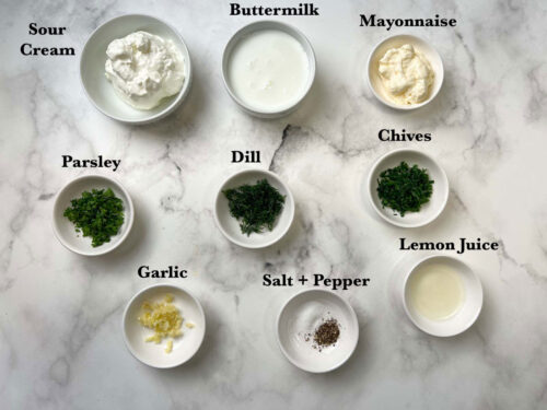 Homemade Ranch Dressing - Indian Veggie Delight