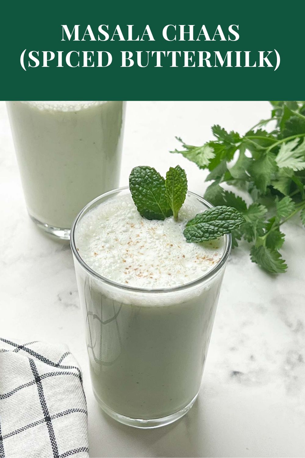 Masala Chaas (Indian Spiced Buttermilk) - Indian Veggie Delight