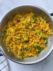 Semiya Upma (Vermicelli Upma) - Indian Veggie Delight