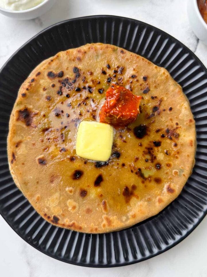 Plain Parathas | Indian Flatbreads - Indian Veggie Delight