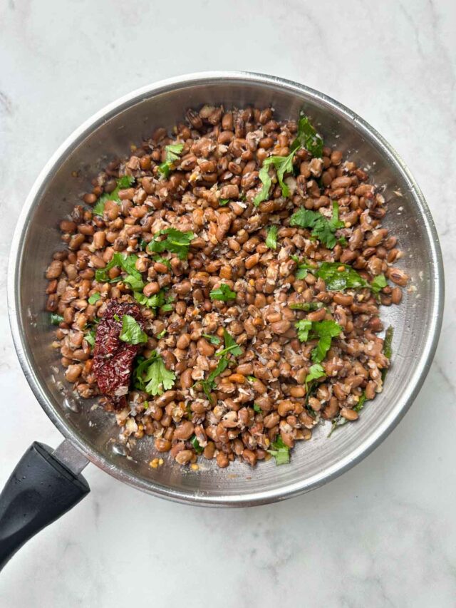 Red Chori Sundal | Adzuki Beans Sundal - Indian Veggie Delight