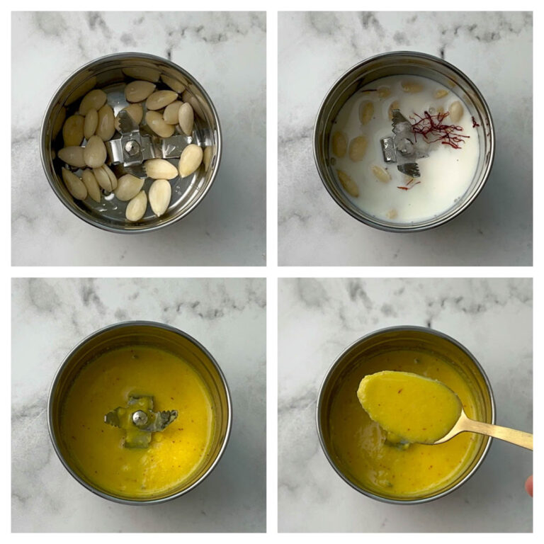Badam Milk Recipe | Badam Doodh - Indian Veggie Delight