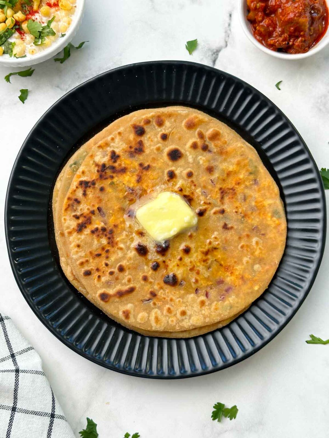 Paneer Paratha - Indian Veggie Delight