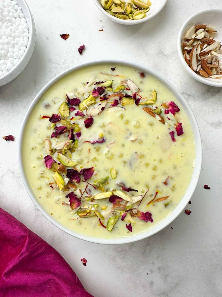 Sabudana Kheer (Tapioca Pudding) - Instant Pot - Indian Veggie Delight