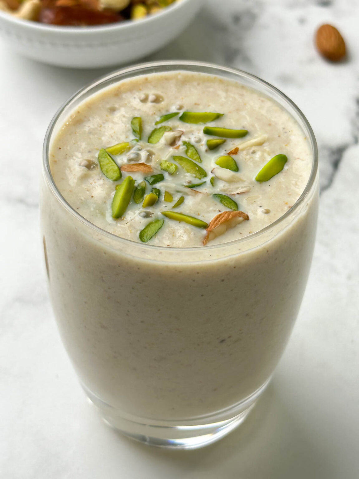Dry Fruits Milkshake Recipe - Indian Veggie Delight