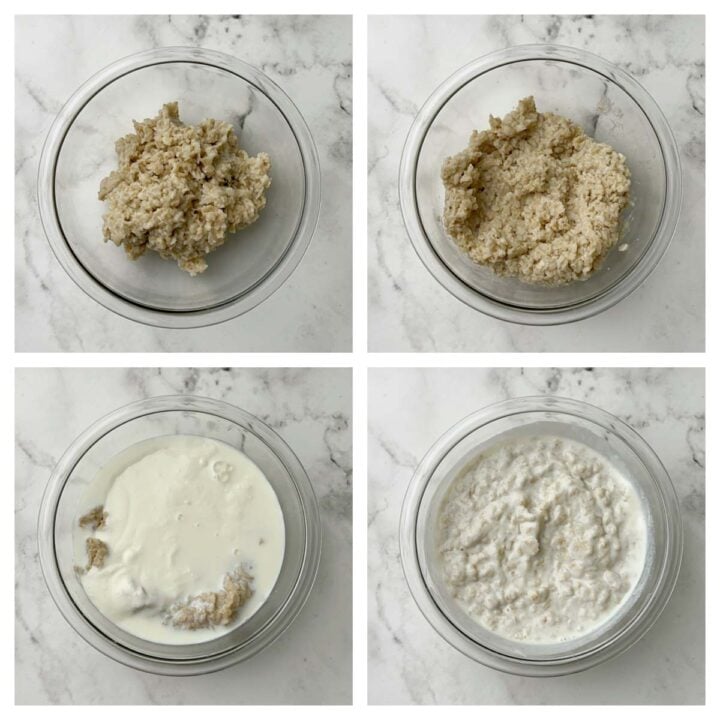 South Indian Style Curd Oats Recipe - Indian Veggie Delight