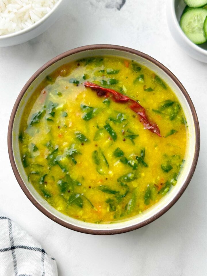 Methi Dal (Fenugreek Leaves Dal) - Indian Veggie Delight