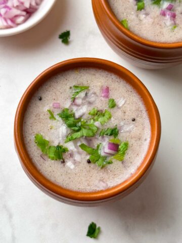 Ragi Ambli (Ragi Ganji) - Indian Veggie Delight