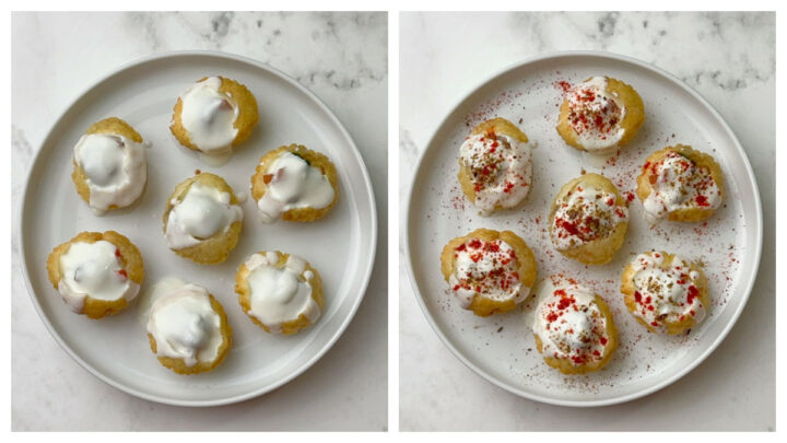 Dahi Puri | Dahi Sev Batata Puri - Indian Veggie Delight