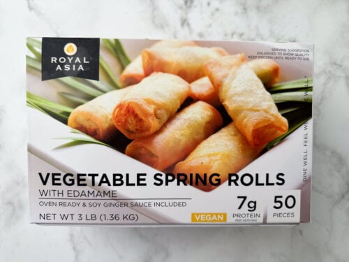 Air Fryer Frozen Spring Rolls - Indian Veggie Delight