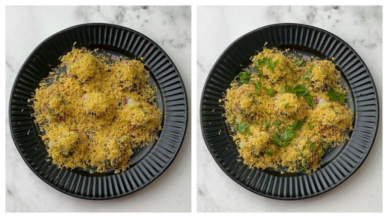 Sev Puri Recipe (Sev Batata Puri) - Indian Veggie Delight