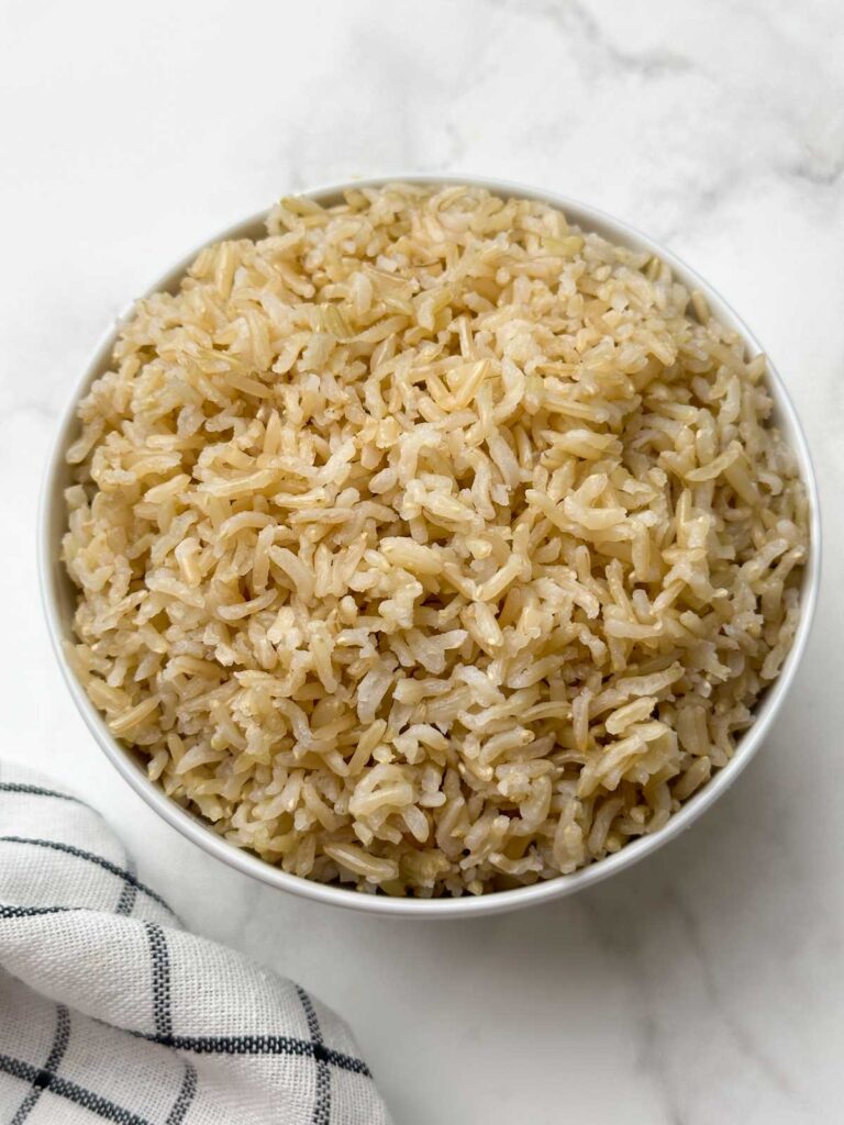 Instant Pot Brown Basmati Rice - Indian Veggie Delight