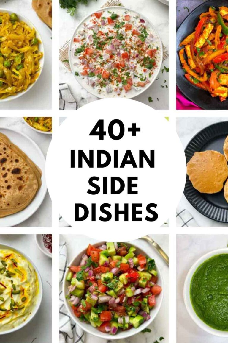 40+ Best Indian Vegetarian Side Dishes - Indian Veggie Delight