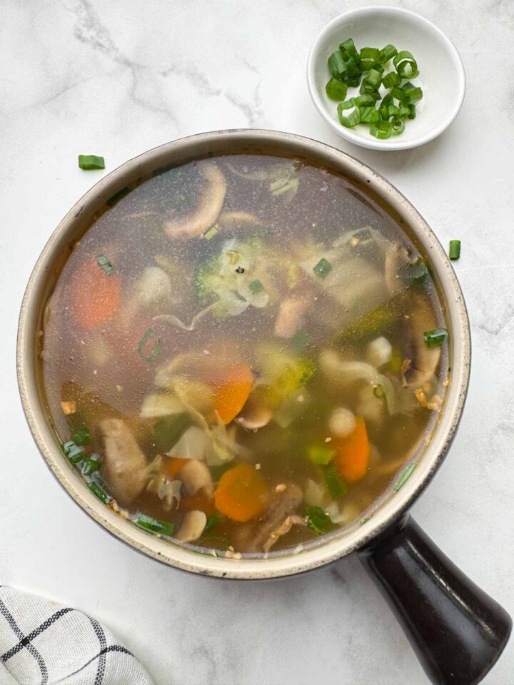 Veg Clear Soup Recipe - Indian Veggie Delight