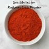 Kashmiri Chili Powder Substitute - Indian Veggie Delight